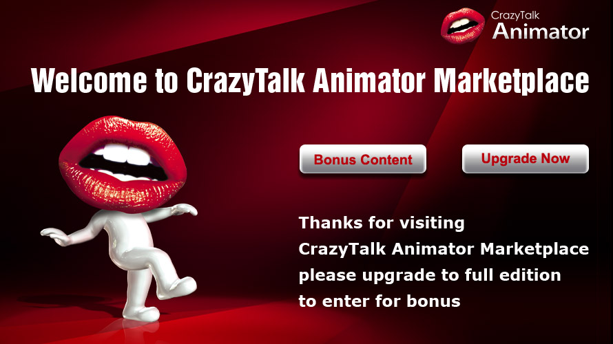 CrazyTalk Animator Marketplace